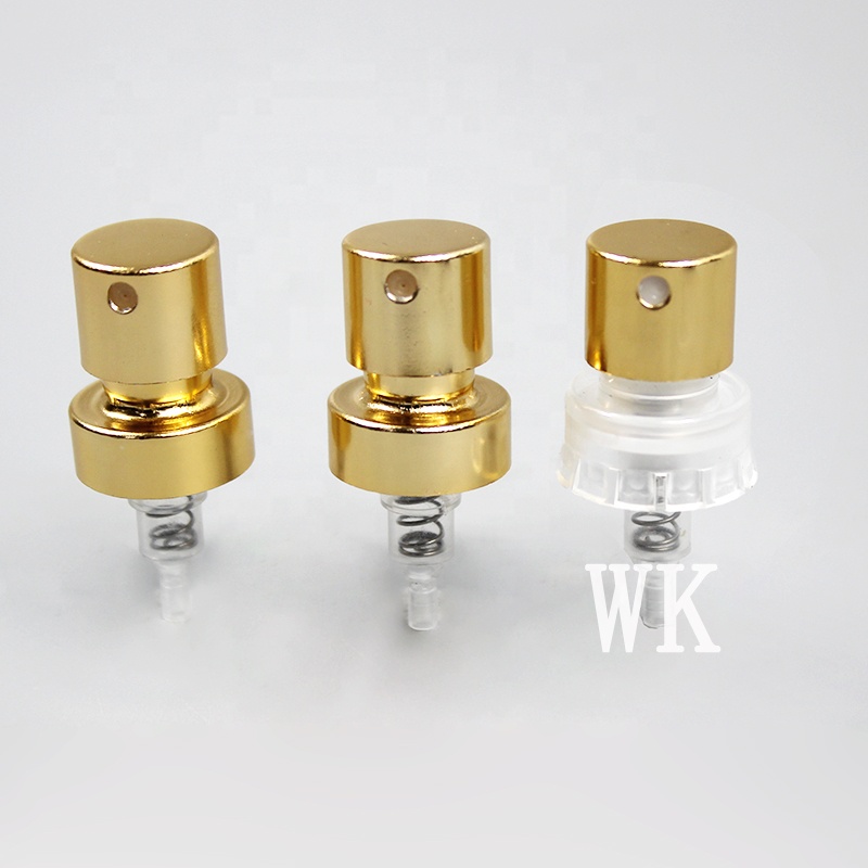 Cosmetic aluminum perfume spray crimp sprayer fine mist sprayer pump ...